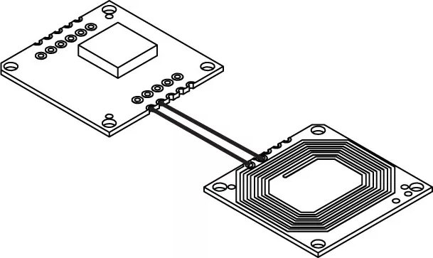 RFID Module X4RP Hybrid Interface - I am ROBOT - NFC Implantate